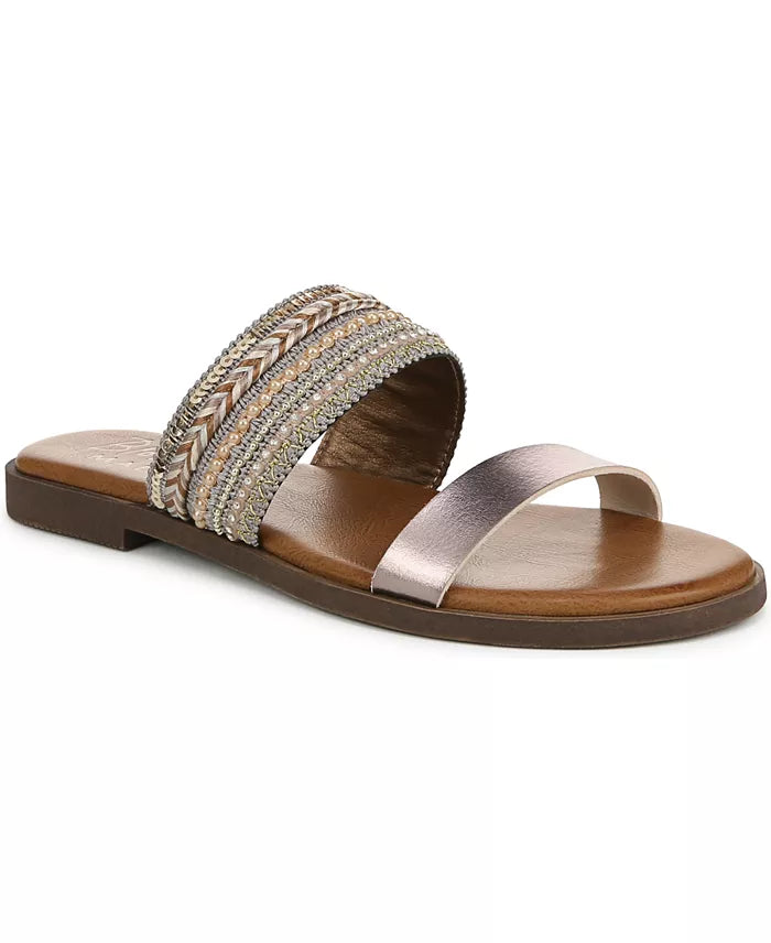 CURTIS SLIDE FLAT SANDAL – DiPrima's Shoes